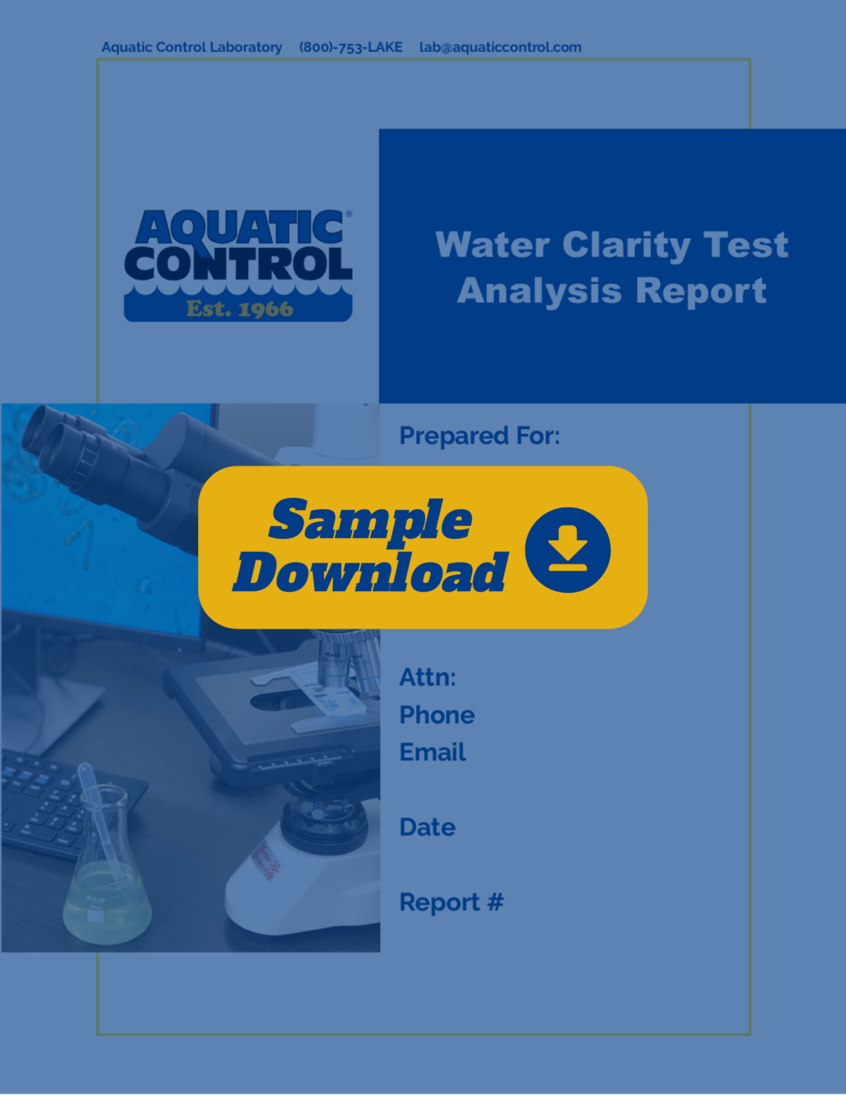 Water Quality Test Kits - Aquatic Control